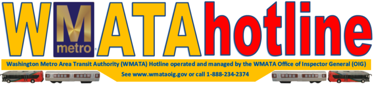Contact us – WMATA Office of Inspector General
